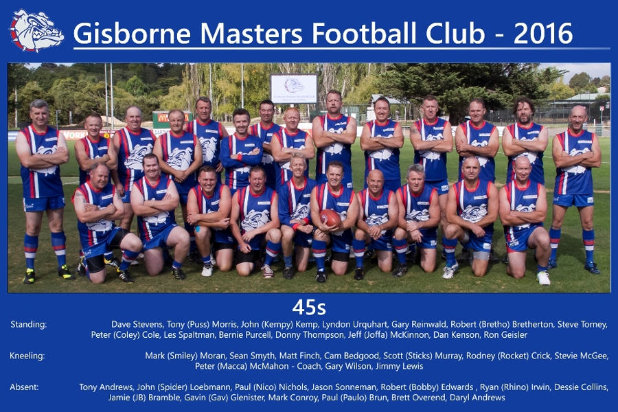 Team Photos - Gisborne Masters Football Club